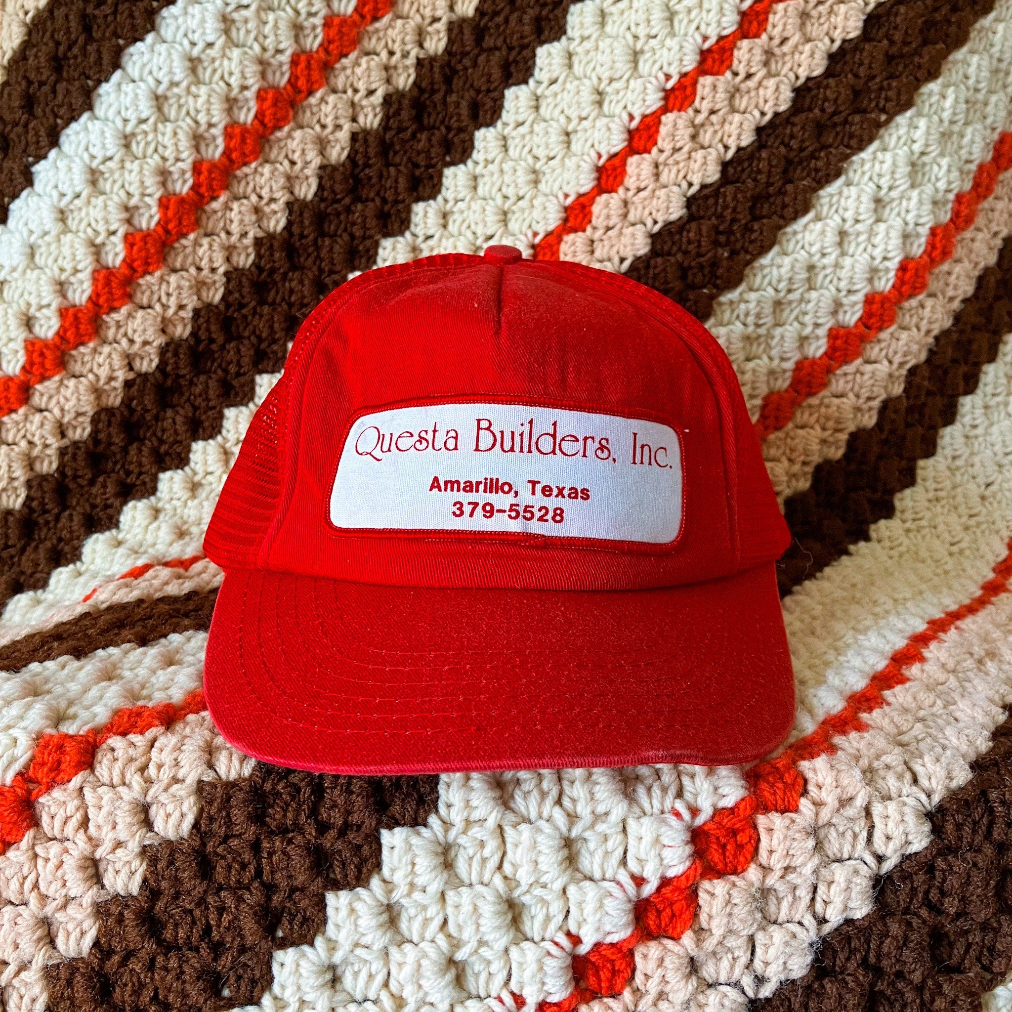 Vintage Red Trucker Cap | Casual Conversation Shop